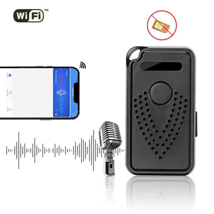 MICRÓFONO ESPÍA WIFI CON GRABADORA - Espiando.es